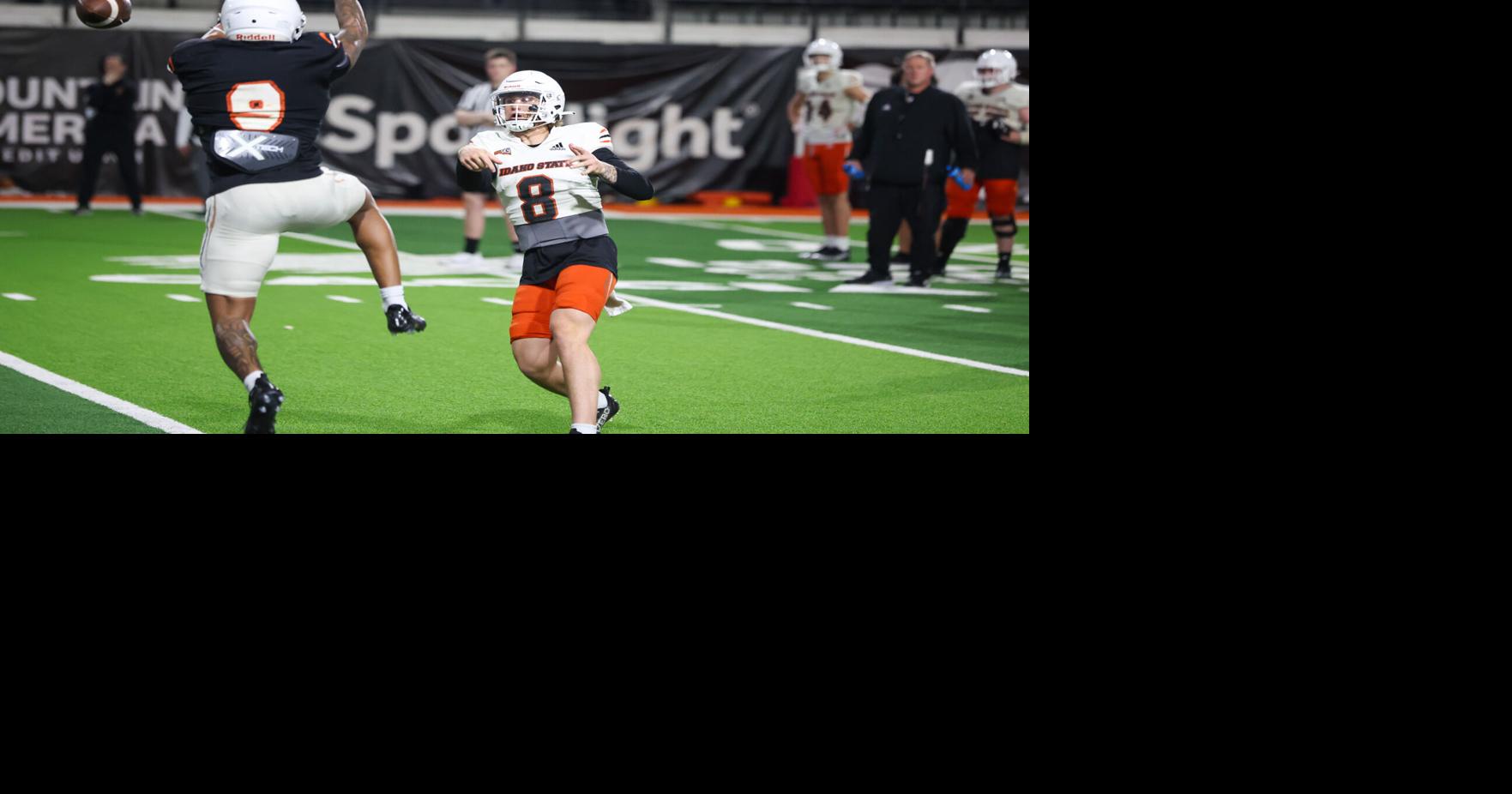 Photos of Idaho State University spring football practices at the ICCU ...