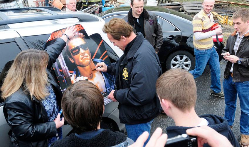 Arnold Schwarzenegger among those mourning death of Lewiston sculptor ...