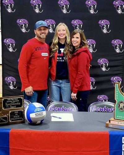 Century's Adee Butler signs with Utah Tech volleyball | Preps ...