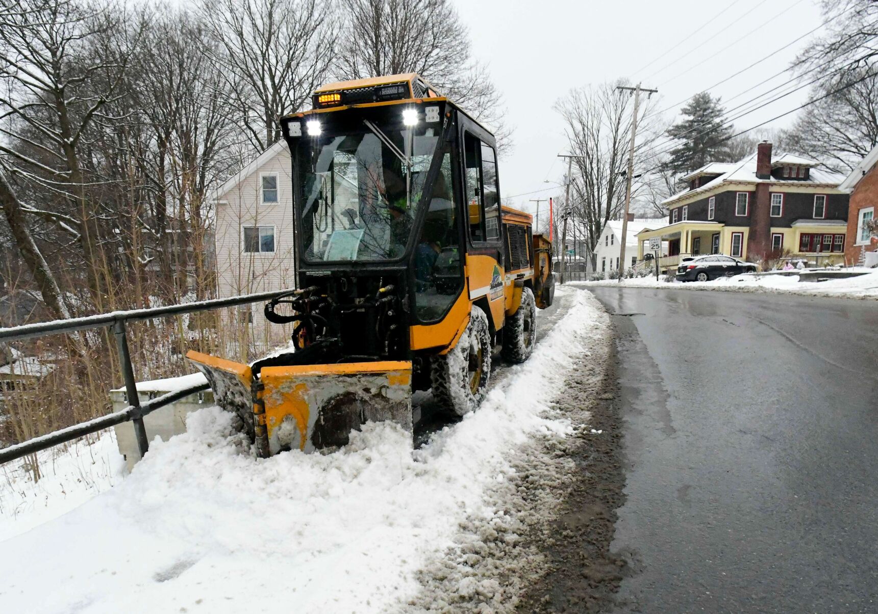 Winter storms bring snow, ice and school and road closures to New ...