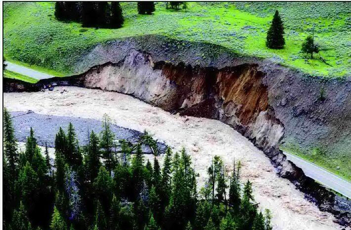 Yellowstone delays opening of road damaged by record floods | Highway ...