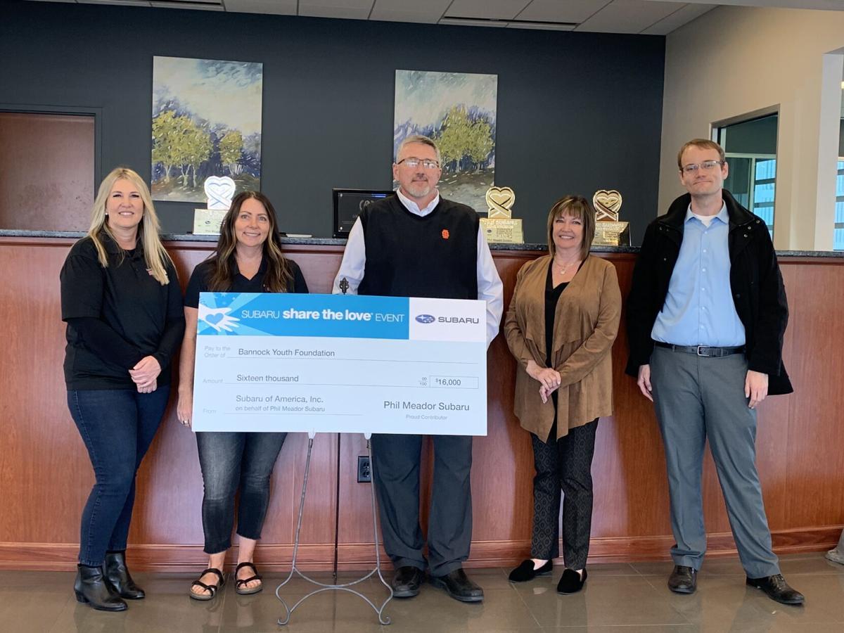Phil Meador Subaru donates $16,000 to Bannock Youth Foundation as part ...