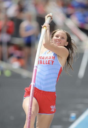 Marsh Valley's Lydia Townsend grinds out back-to-back state pole ...