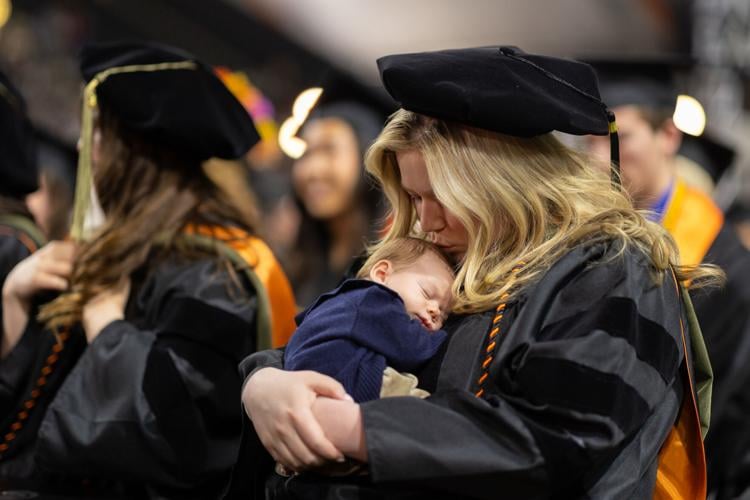 Photos of Idaho State University's commencement ceremonies at ICCU Dome ...