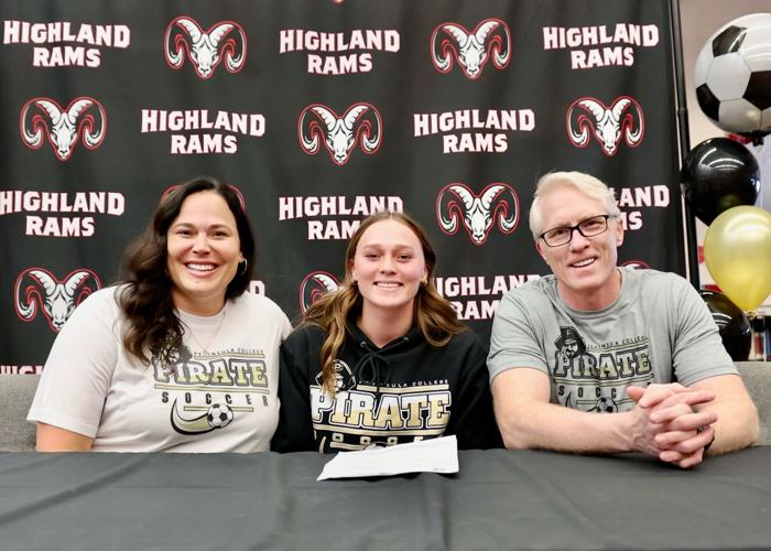Highland's Evee Stoddard and Emma Crystal sign with Peninsula College ...