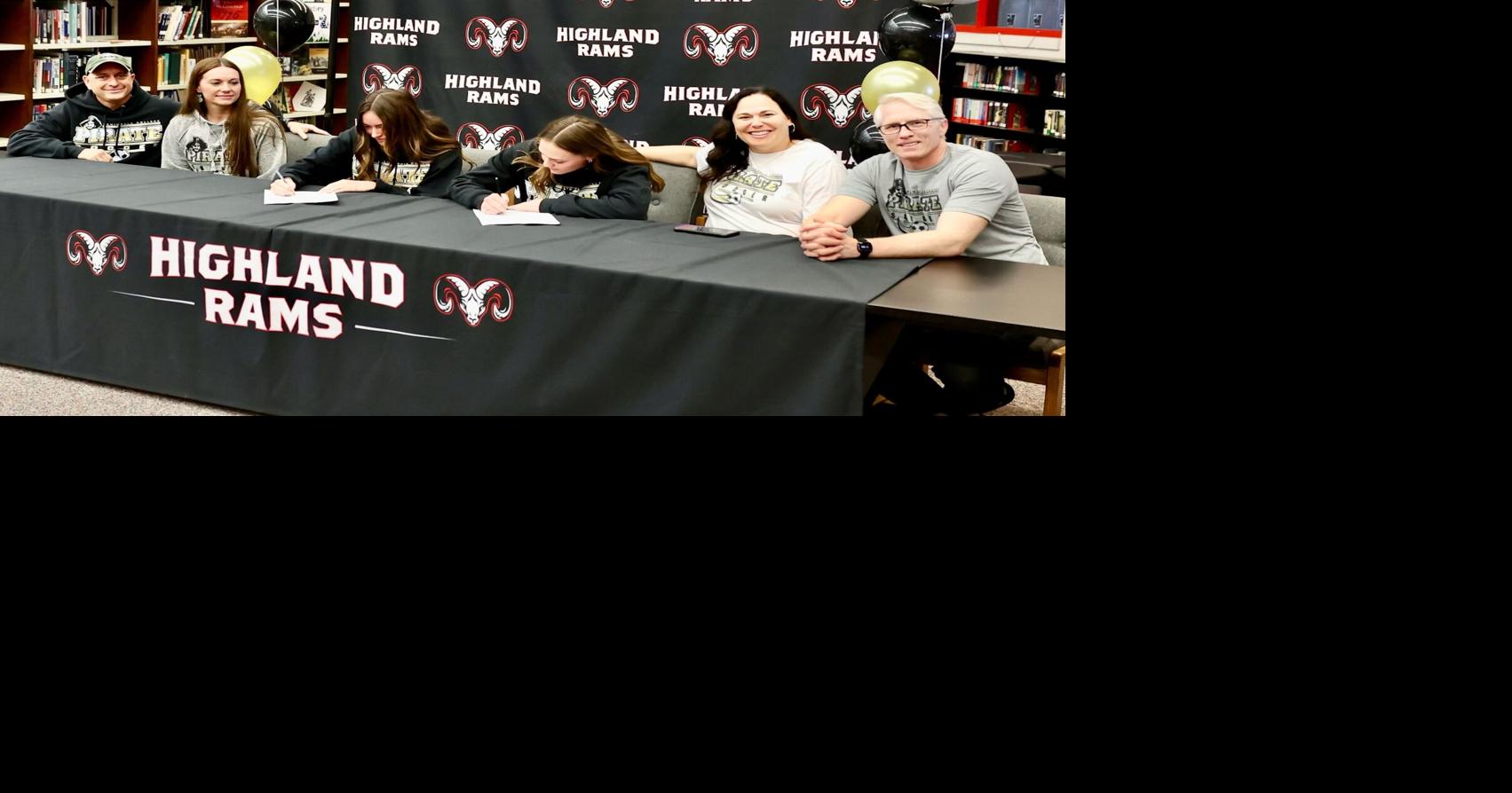Highland's Evee Stoddard and Emma Crystal sign with Peninsula College ...