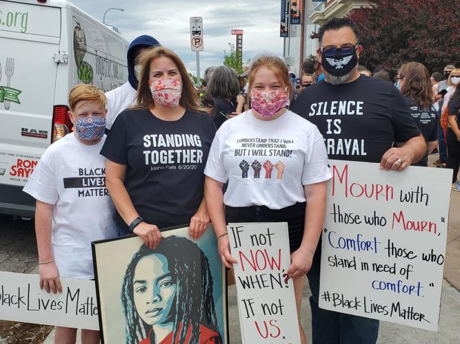 Hundreds standing together for Idaho Falls rally | Local ...