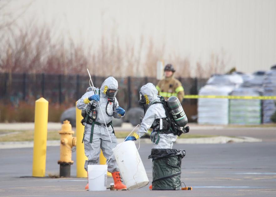 HAZMAT team responds to mysterious barrel left in local shopping center ...