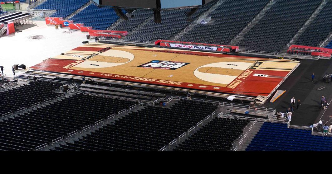 Local company paints NCAA Final Four floor | Members ...
