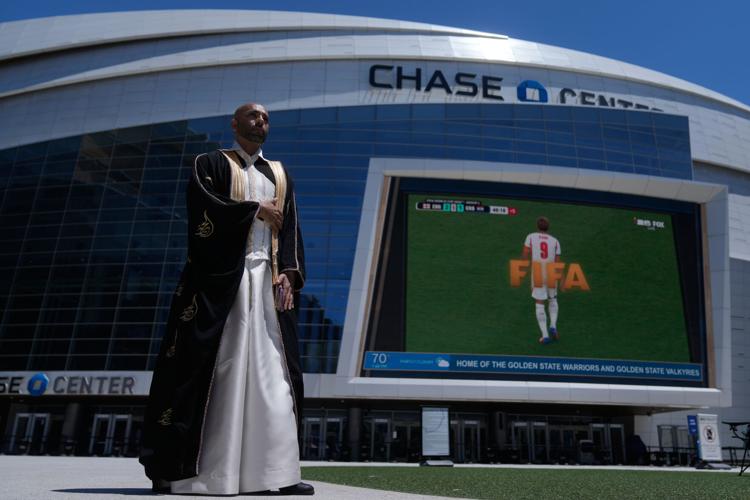 In a rainbow-trimmed robe at the World Cup, a gay Qatari doctor ...