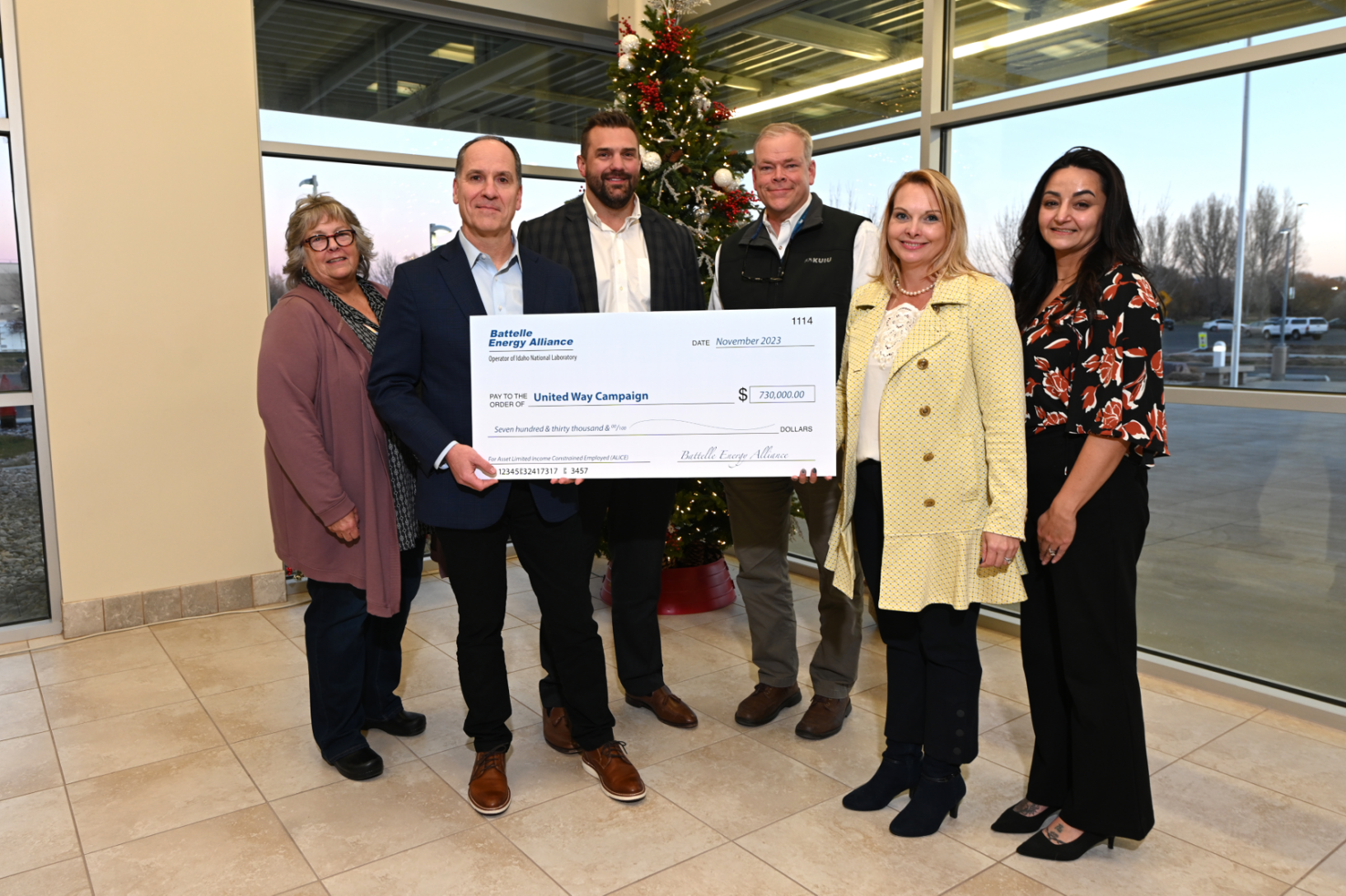 Battelle Energy Alliance donates $730k to support united ways of ...