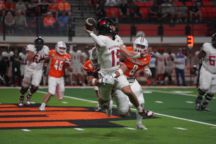 Photos of ISU's 50-10 win against Western Oregon at the ICCU Dome in ...