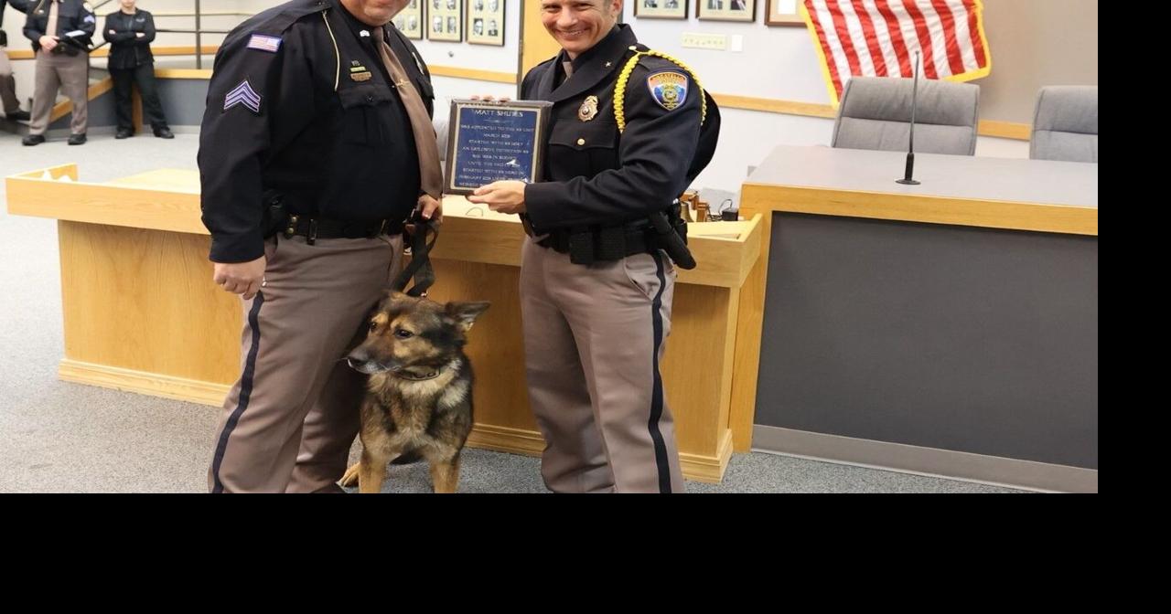 Pocatello Police Department retires two K-9s, promotes several officers ...