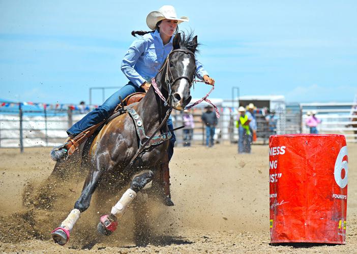 HS rodeo: Mylee Mickelsen thrives in goat tying with help of "hill ...