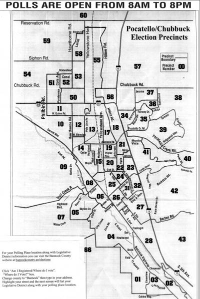 Pocatello/Chubbuck election precincts | Local | idahostatejournal.com