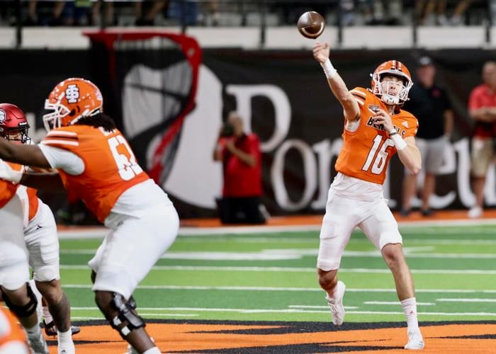 Photos of ISU's 38-28 Homecoming win against Southern Utah at ICCU Dome in Pocatello ...