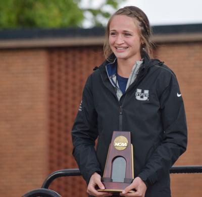 Utah State's Cierra Simmons finishes eighth at NCAA championships ...