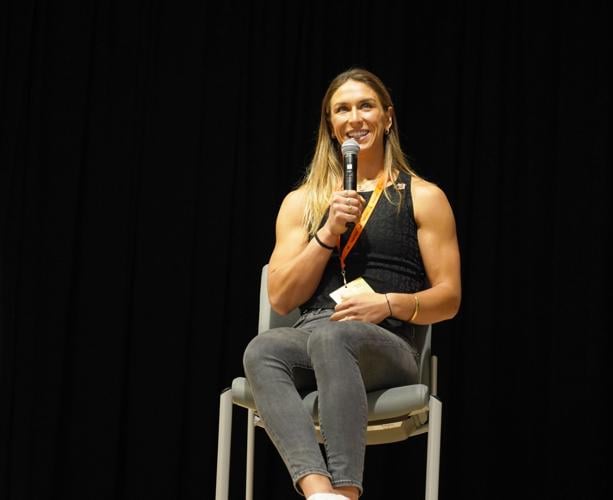 Olympian Valarie Allman shares experience as two-time gold medalist ...