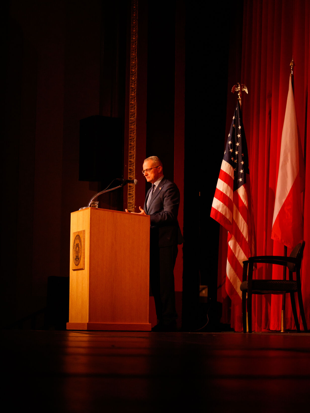 Polish ambassador talks war in Ukraine, Russian brutality during speech ...