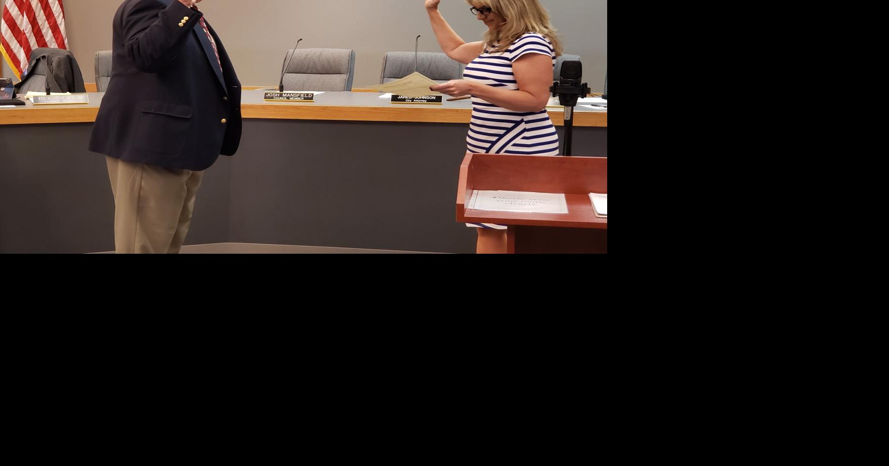 Retired Pocatello Police Chief Scott Marchand sworn in as next City ...