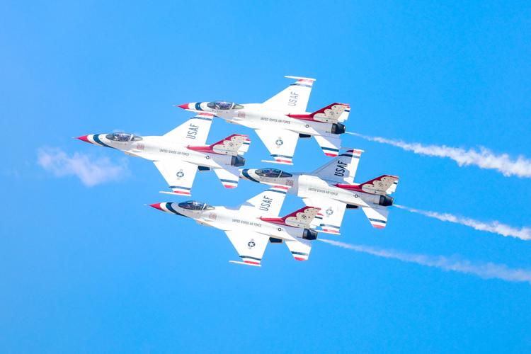 Photos of Thunderbirds at Warriors Over The Wasatch air show at Hill ...