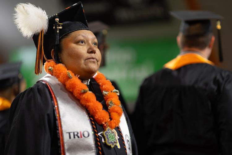 Photos of Idaho State University's commencement ceremonies at ICCU Dome ...