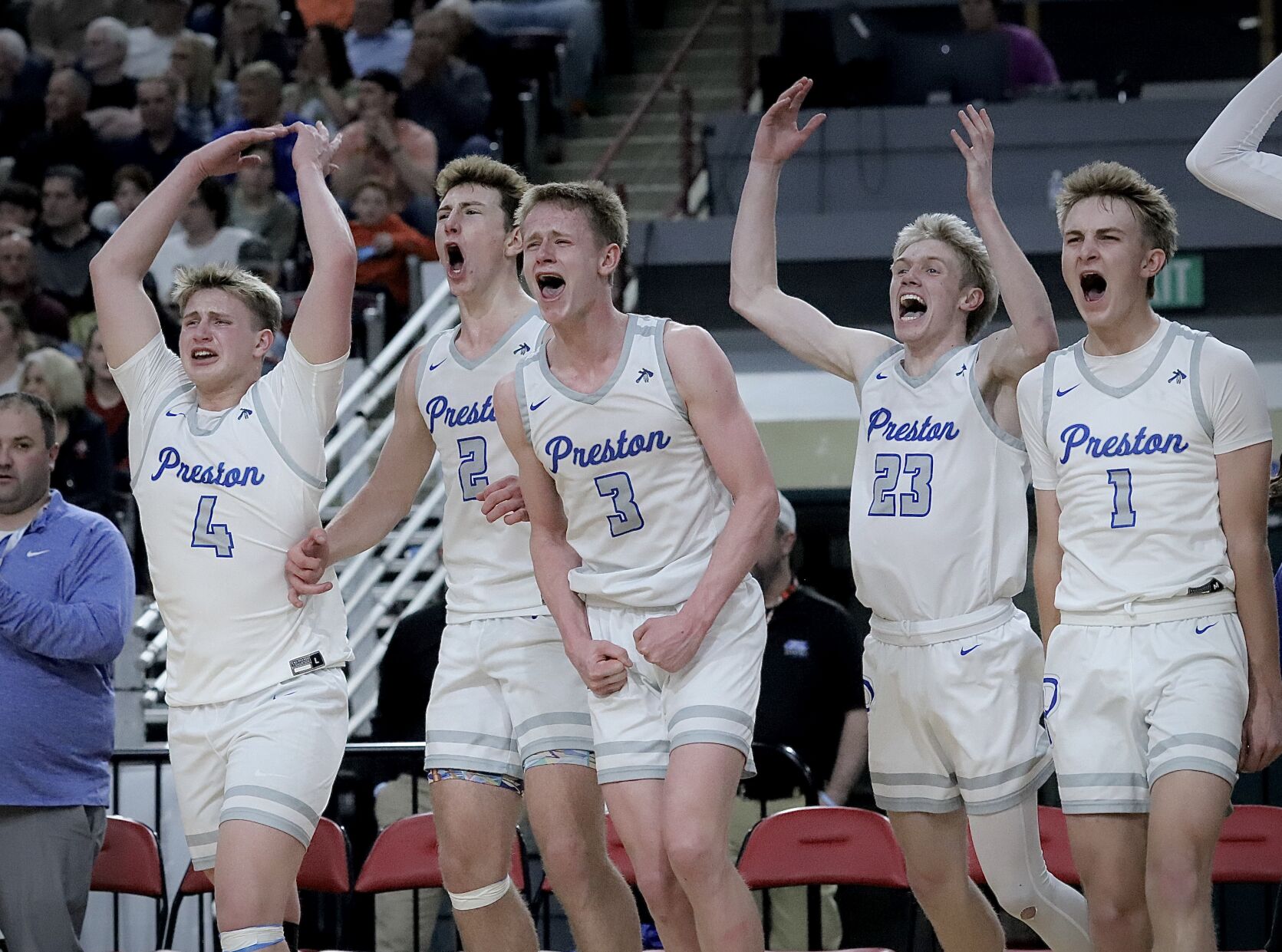 Preston boys basketball rolls to 11th state championship with 64-47 win ...
