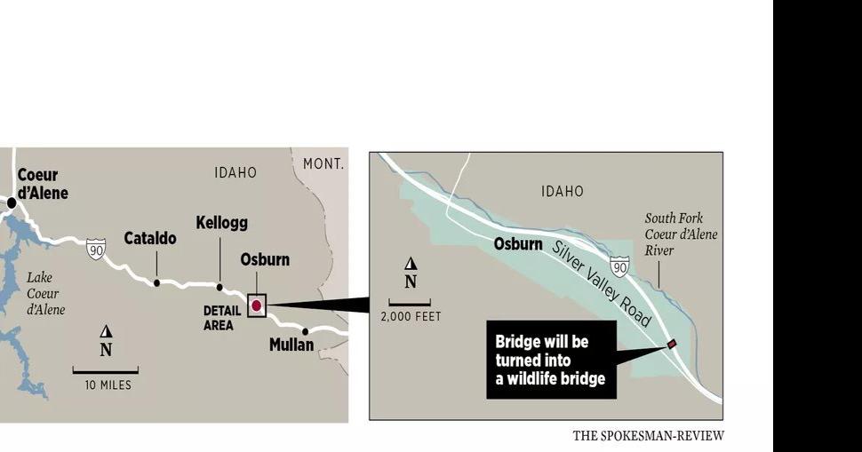 Abandoned Idaho bridge to become a wildlife crossing, fulfilling ...