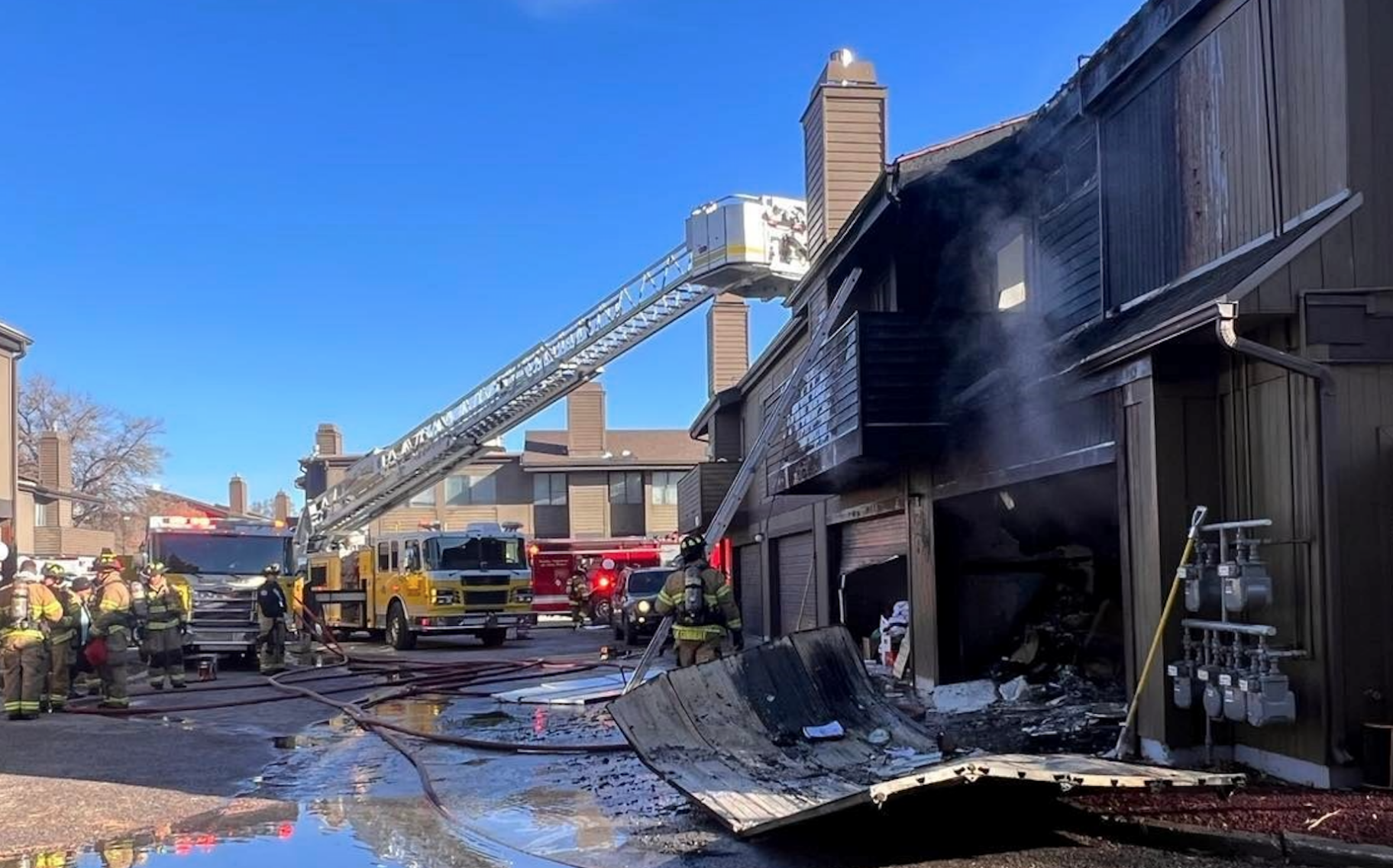 Local firefighters battle two structure fires within six-minute span ...