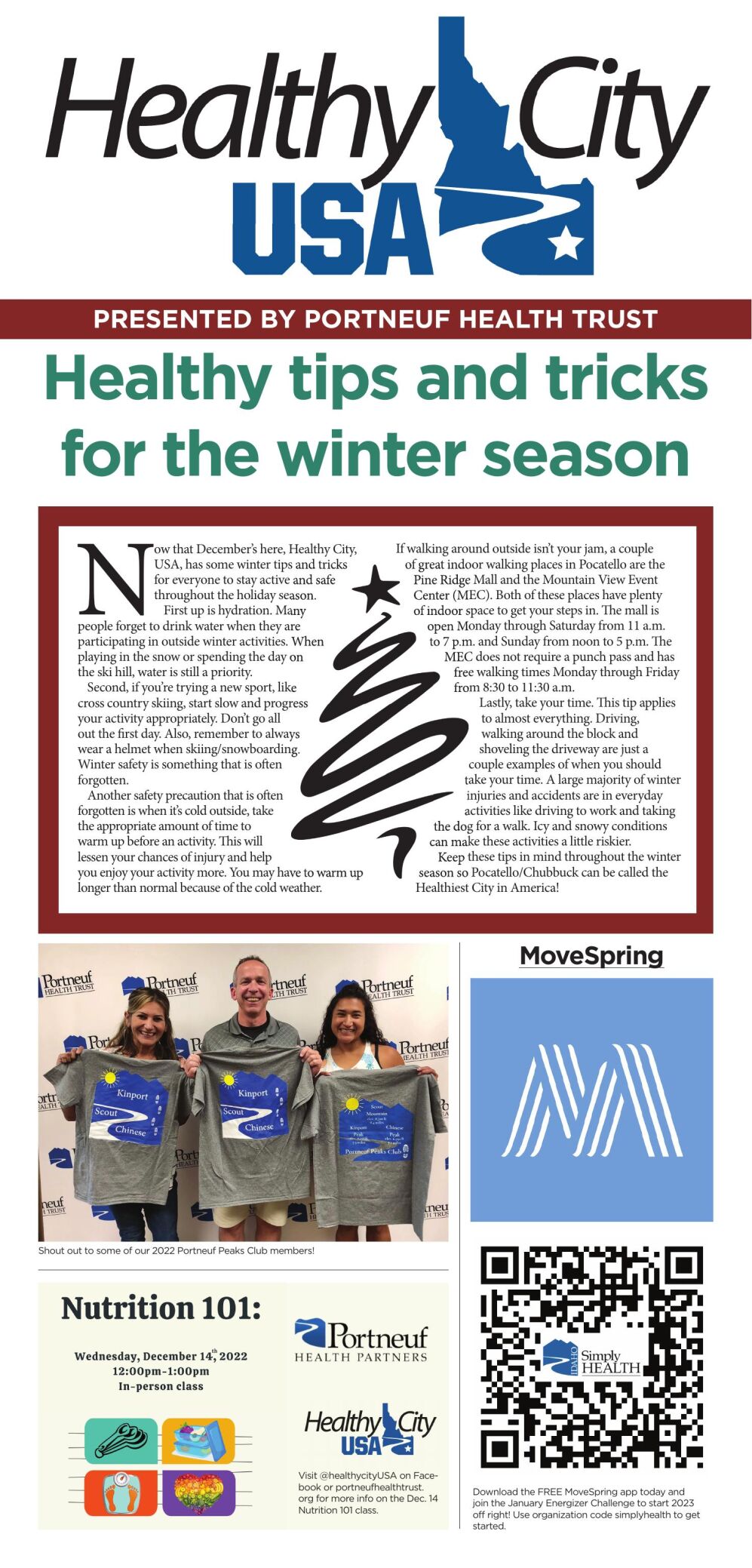 Healthy City, USA: Healthy tips and tricks for the winter season ...