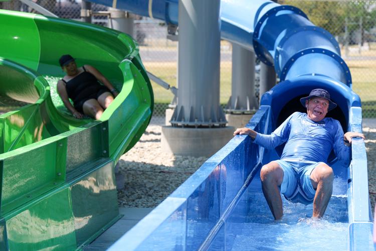 Photos of the grand opening of the Ross Park water slides in Pocatello ...