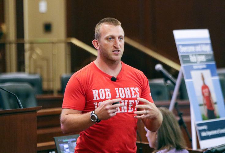 Veteran amputee offers words of encouragement at law enforcement ...