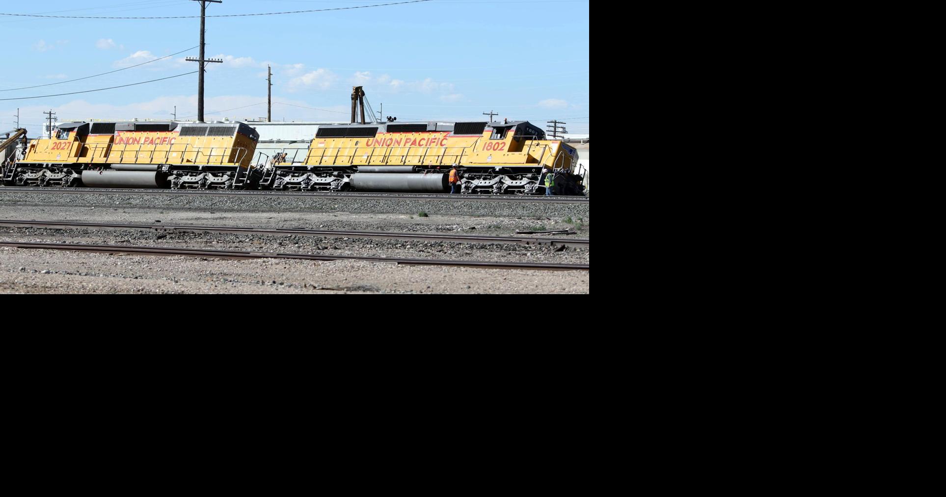 Two locomotives, several rail cars derail at Union Pacific yard in ...