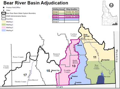 IDWR sending out 1,600 notices to water users in 4-county area in basin ...