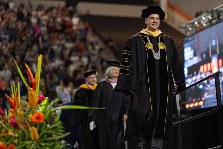Photos of Idaho State University's commencement ceremonies at ICCU Dome ...