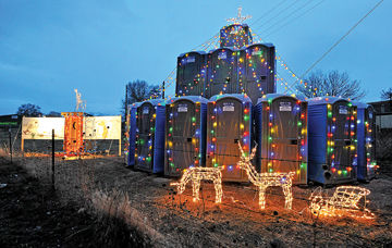 Crude Christmas — Toilets, dead reindeer and a urinating Santa round ...