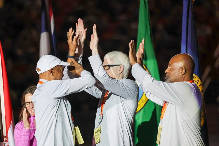 Photos of Simplot Games parade and finale at the ICCU Dome in Pocatello ...