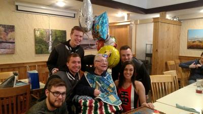 ISU cheerleaders grant local man's birthday wish | Community ...