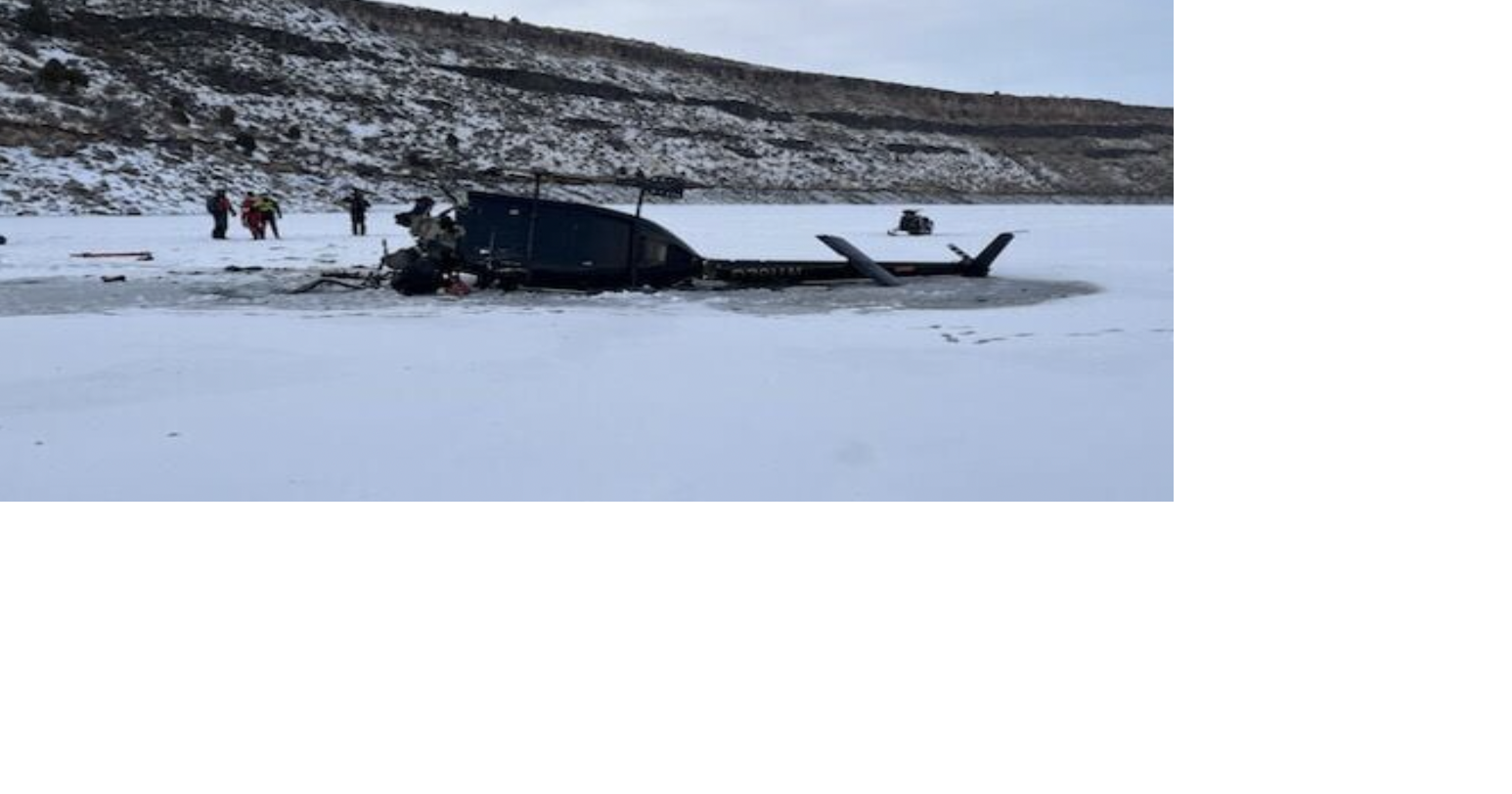 Helicopter crash kills one, injures another at Ririe Reservoir | Local ...