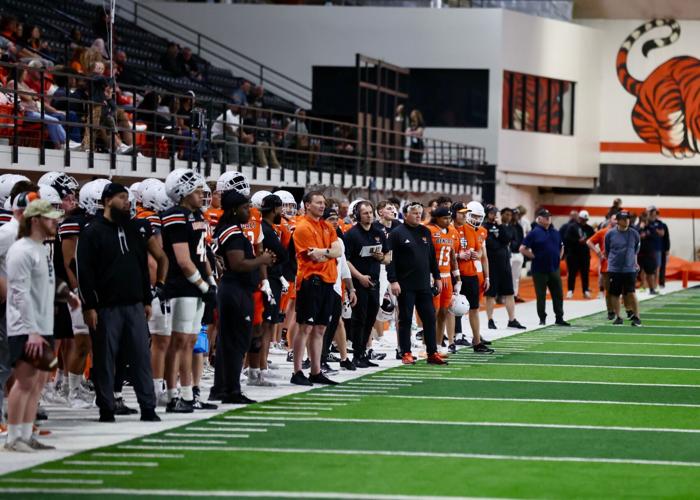 Photos of the ISU spring football game at the ICCU Dome | Isu ...