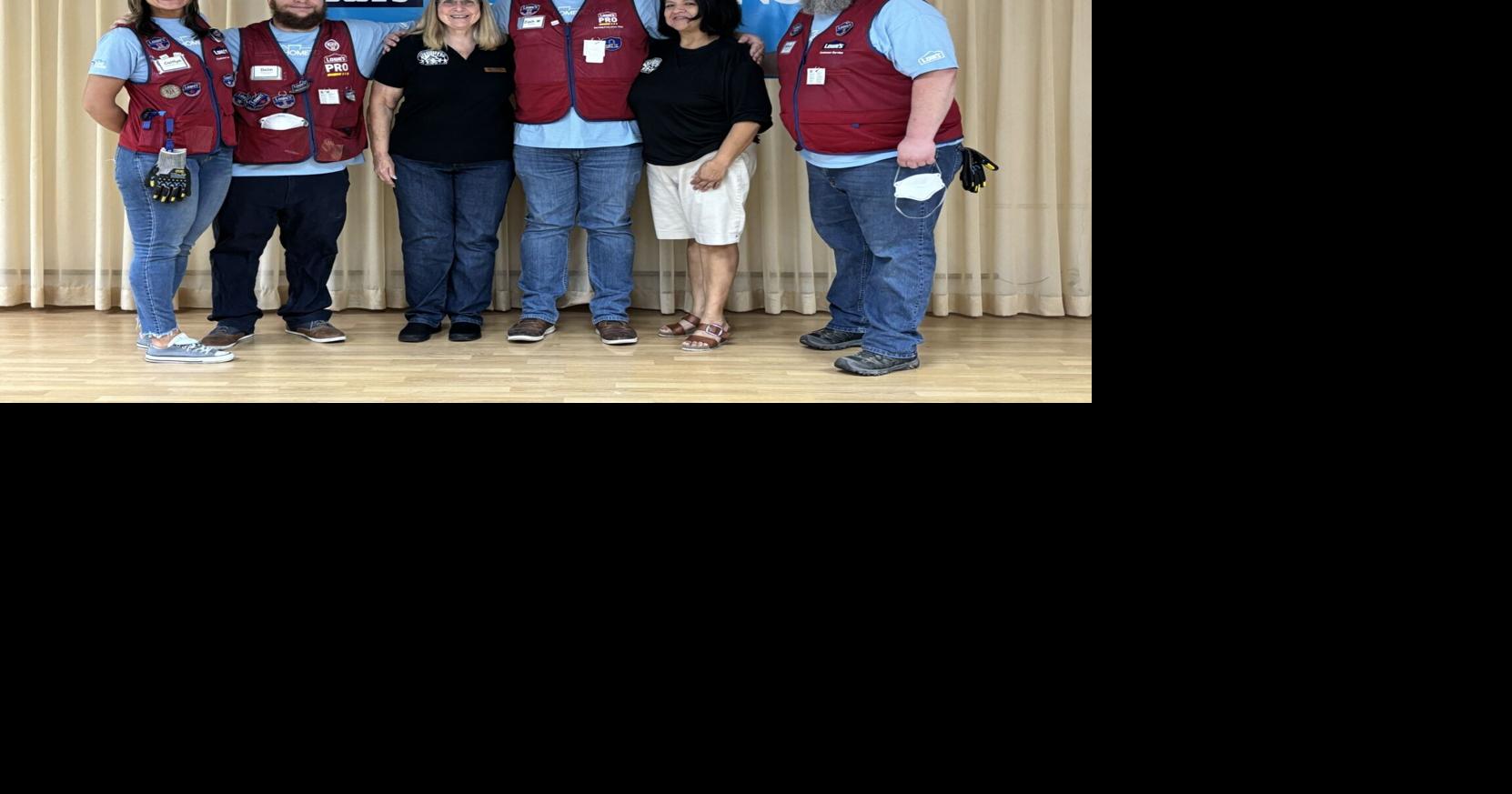 Lowe's employees start remodel of bathrooms at Pocatello Senior Center ...