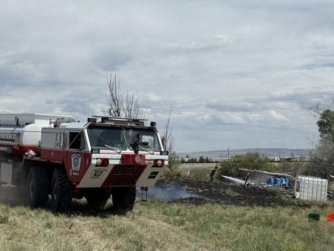 Wildfire near Idaho Falls railroad tracks halts train traffic ...