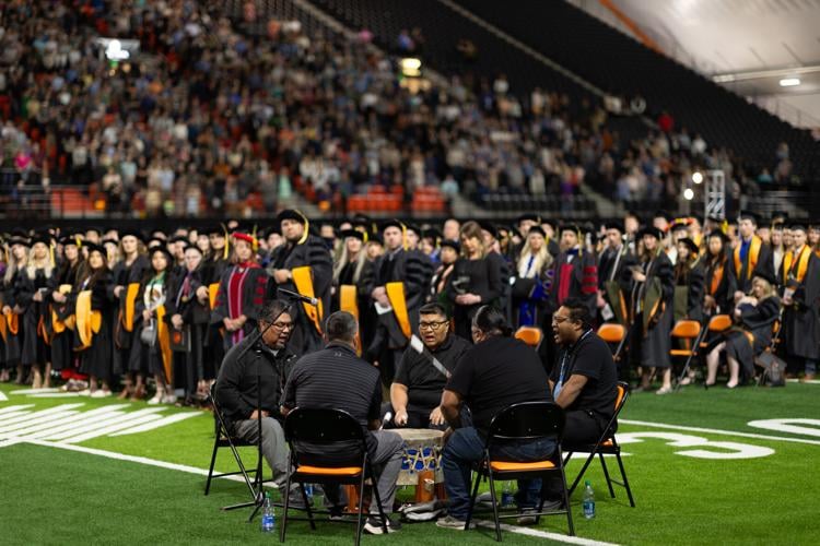 Photos of Idaho State University's commencement ceremonies at ICCU Dome | Freeaccess ...