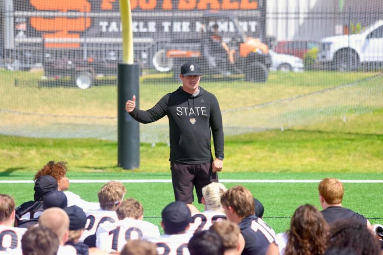 Idaho State head football coach Cody Hawkins sets priorities for fall ...