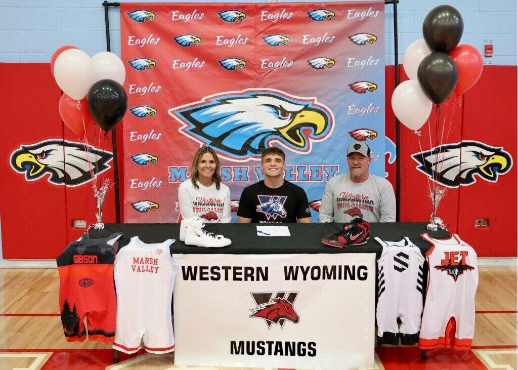 EXCEL AND ELEVATE: Marsh Valley High wrestler Riker Gibson commits to ...