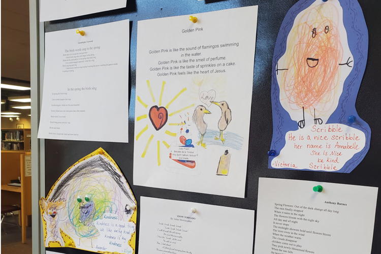 Library celebrates National Poetry Month with Poetry Wall | Community ...