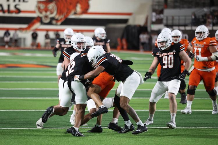 Photos of the ISU spring football game at the ICCU Dome | Isu ...