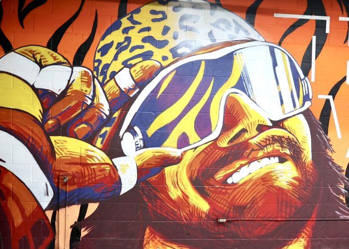 'Paint-slinging frenzy': Mural Fest happening in Pocatello this week ...