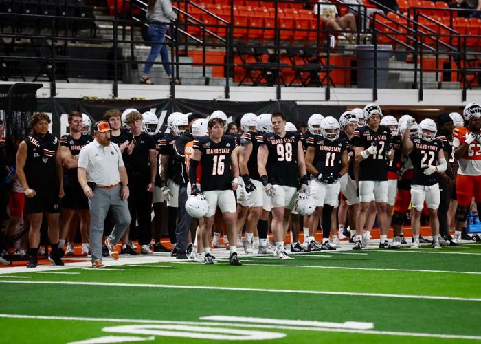 Photos of the ISU spring football game at the ICCU Dome | Isu ...