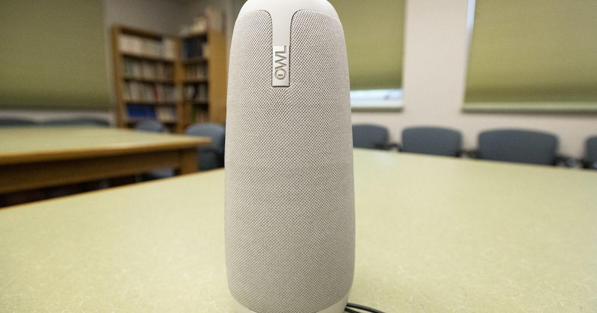 ISU computers equipped with Meeting Owls to improve online/in-class ...